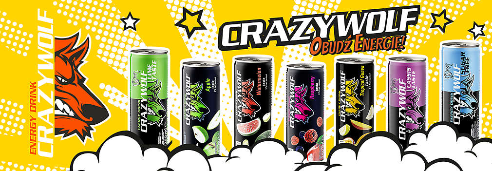 Napój energatyczny Crazy Wolf - teraz tylko w Kauflandzie. | Kaufland