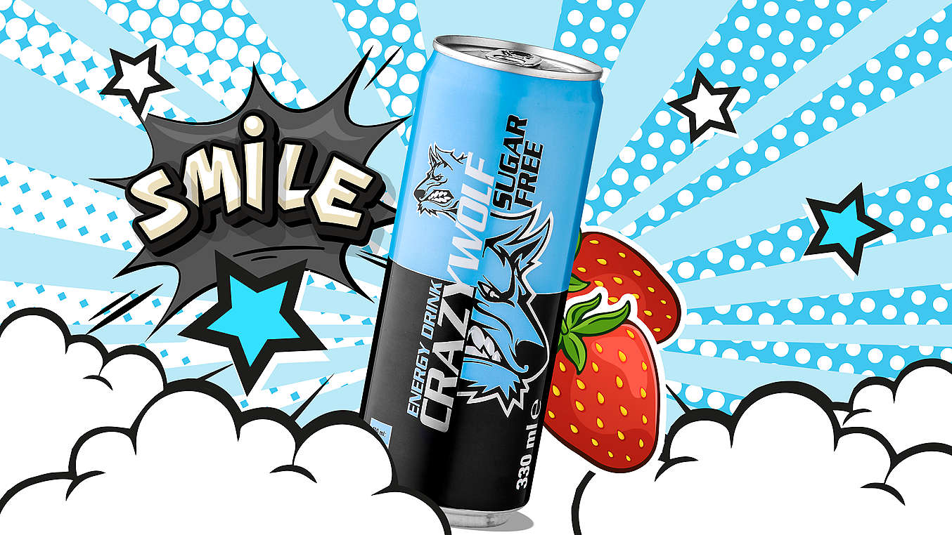 Energetické drinky Crazy Wolf - exkluzivně v Kauflandu. | Kaufland