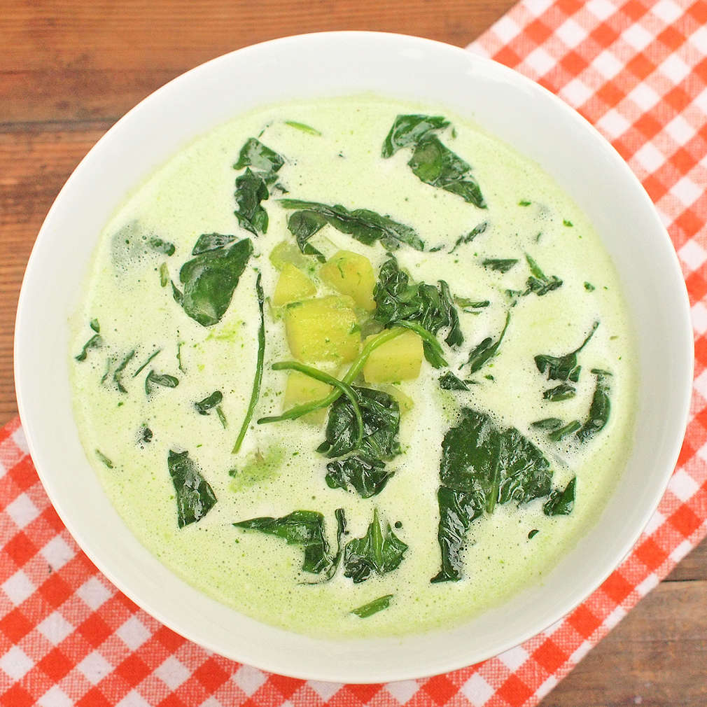 Špenátová polévka z mladého špenátu - Recept | Kaufland
