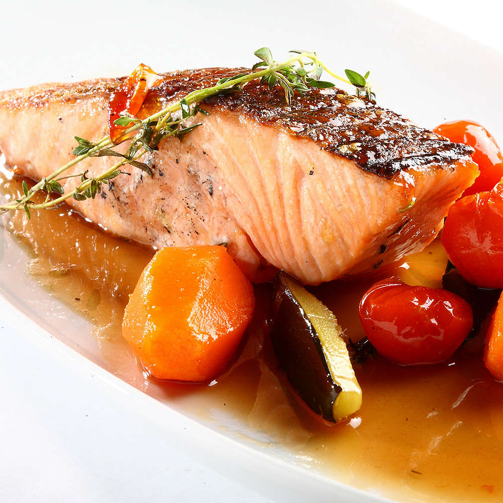 Somon cu roșii cherry: Vezi rețeta | Kaufland