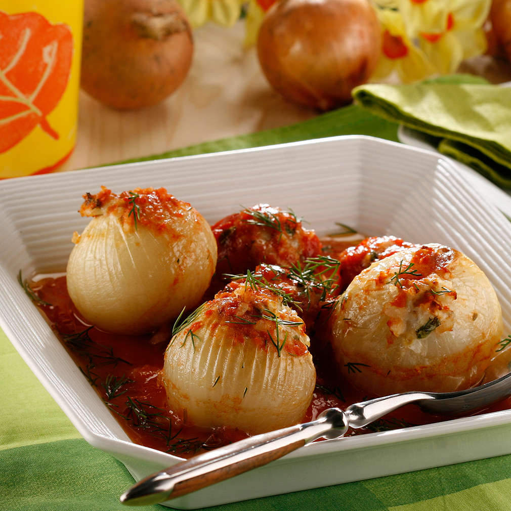 Ceapă umplută cu carne de pui: Vezi rețeta | Kaufland