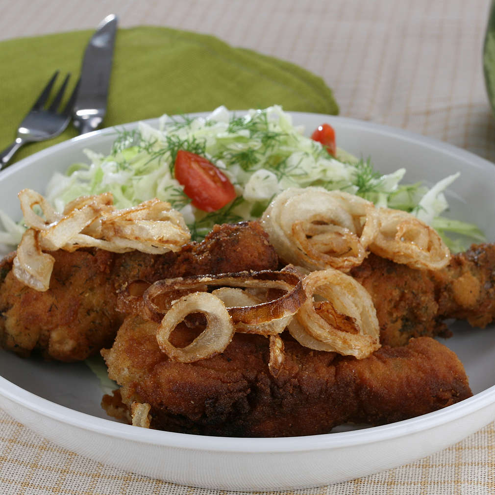 Pulpe de pui pane cu ceapă: Vezi rețeta | Kaufland