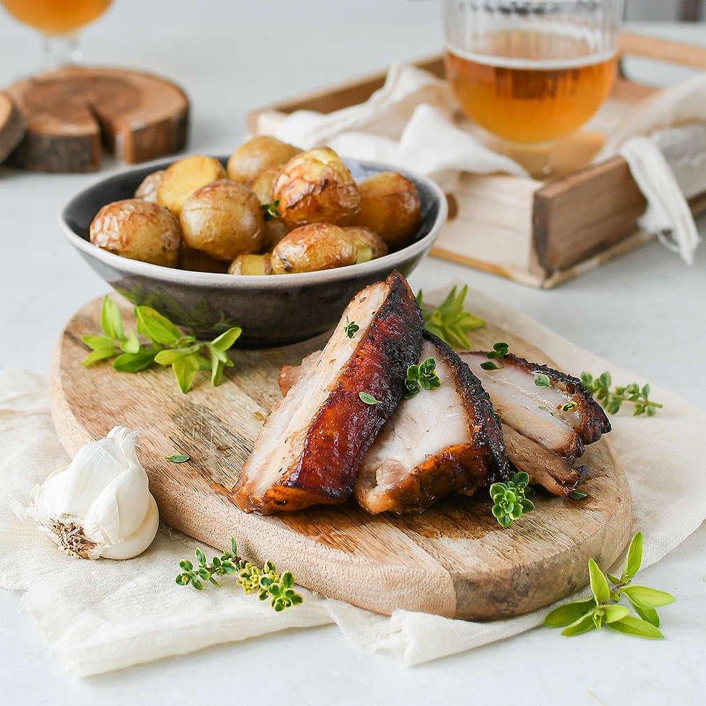 Recept | Pečený bôčik s chrumkavou kožou | Kaufland