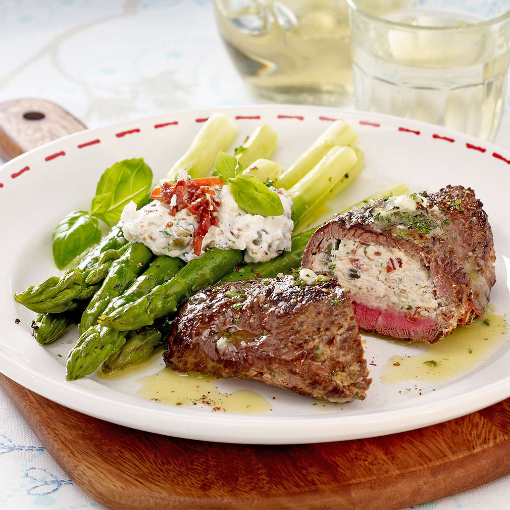 Gefüllte Rindersteaks - Rezept | Kaufland