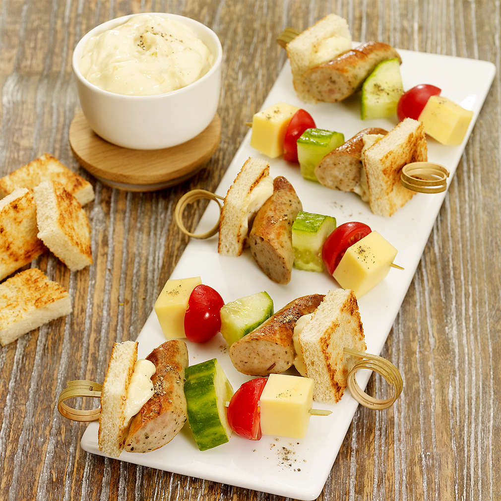 Toast-Burger-Spieße - Rezept | Kaufland