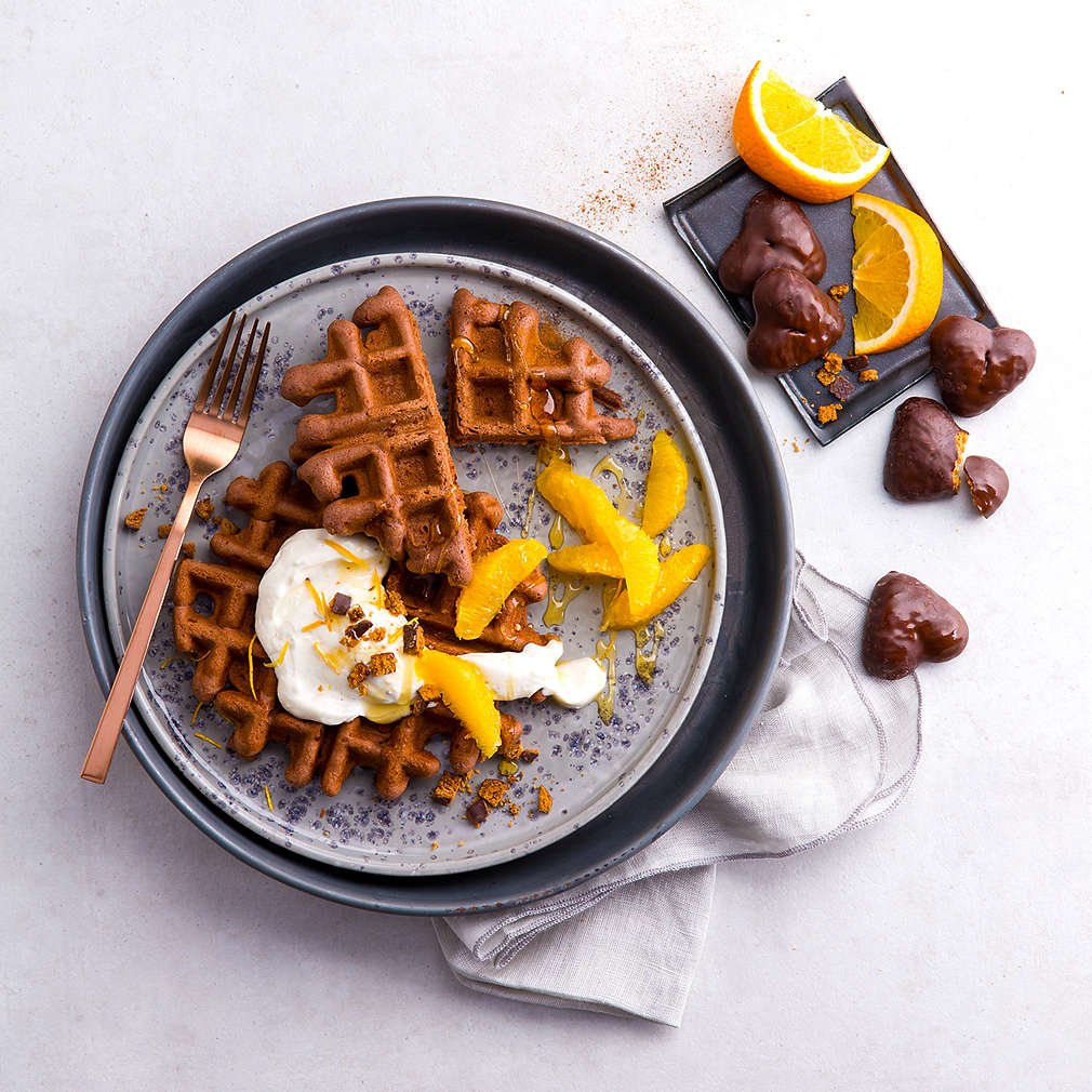 Lebkuchen-Waffeln mit Orange - Rezept | Kaufland