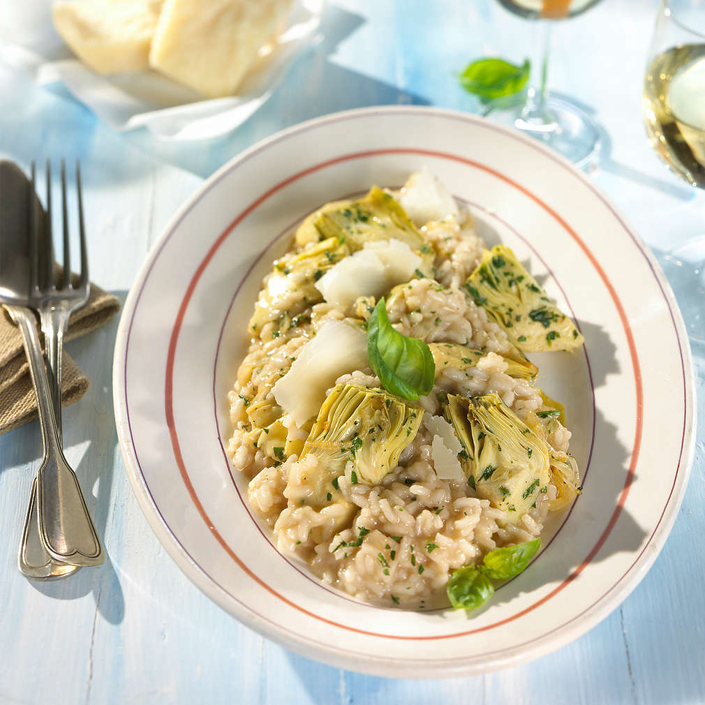 Středomořské risotto s artyčoky - Recept | Kaufland