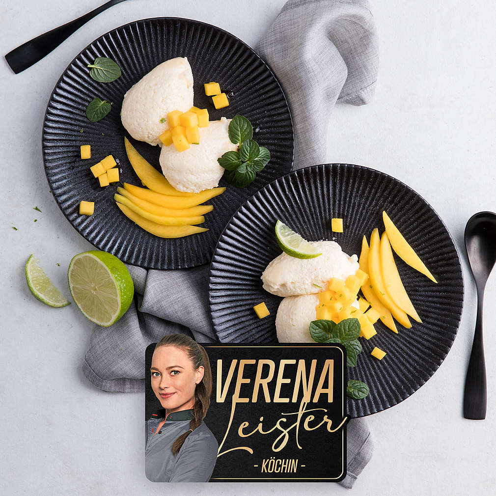 Biermousse auf Mango-Limettenragout - Rezept | Kaufland